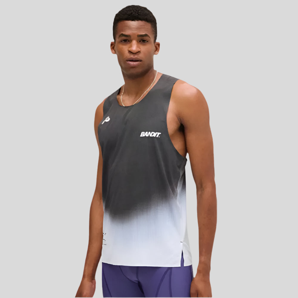 Mens Vento™ Performance Singlet - Black with Chalk Gradient – Culture ...